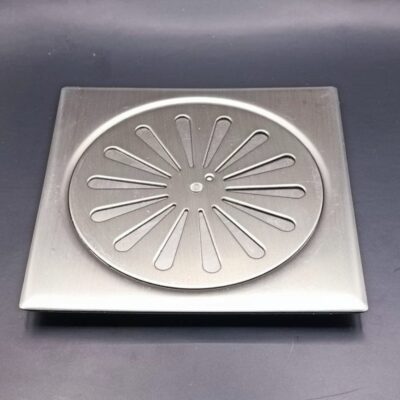 VENOS Σχάρα δαπέδου τετράγωνη ασφαλείας INOX 100Χ100 Φ 100 – Venos